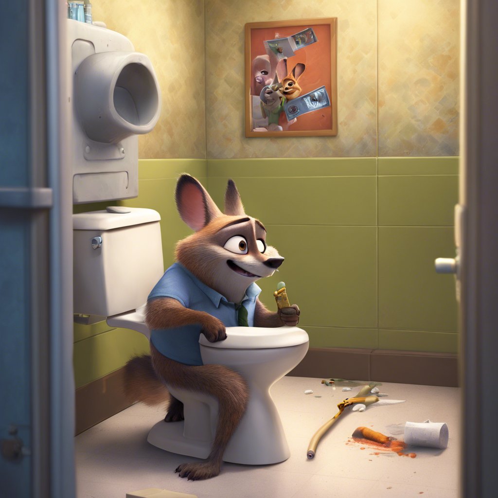Skibidi toilet uses mewing to destroy Fanart