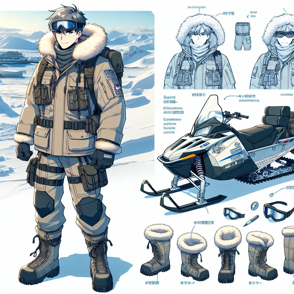 An arctic explorer in heavy gear, Fanart