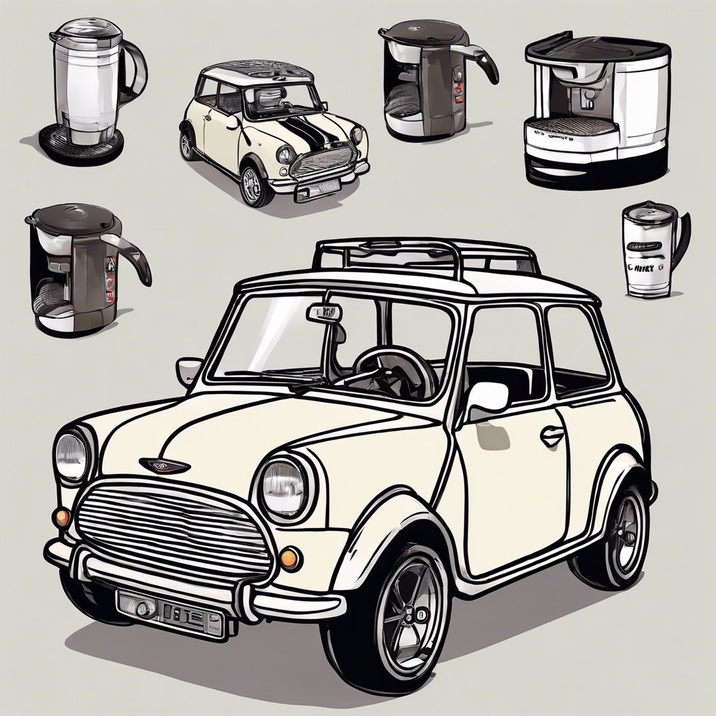 mini cooper car custom into coffee Fanart