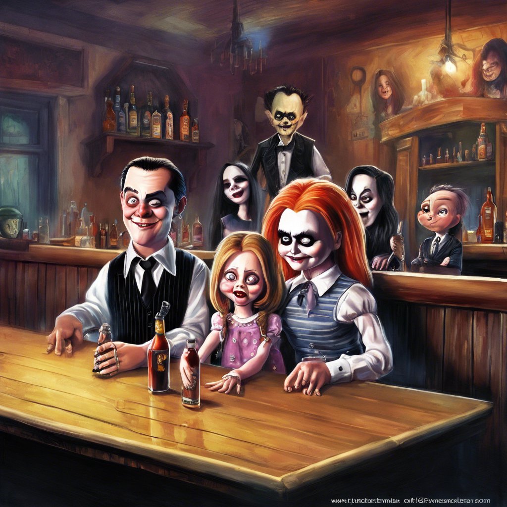 Chucky and Tiffany’s twin children Glen Fanart