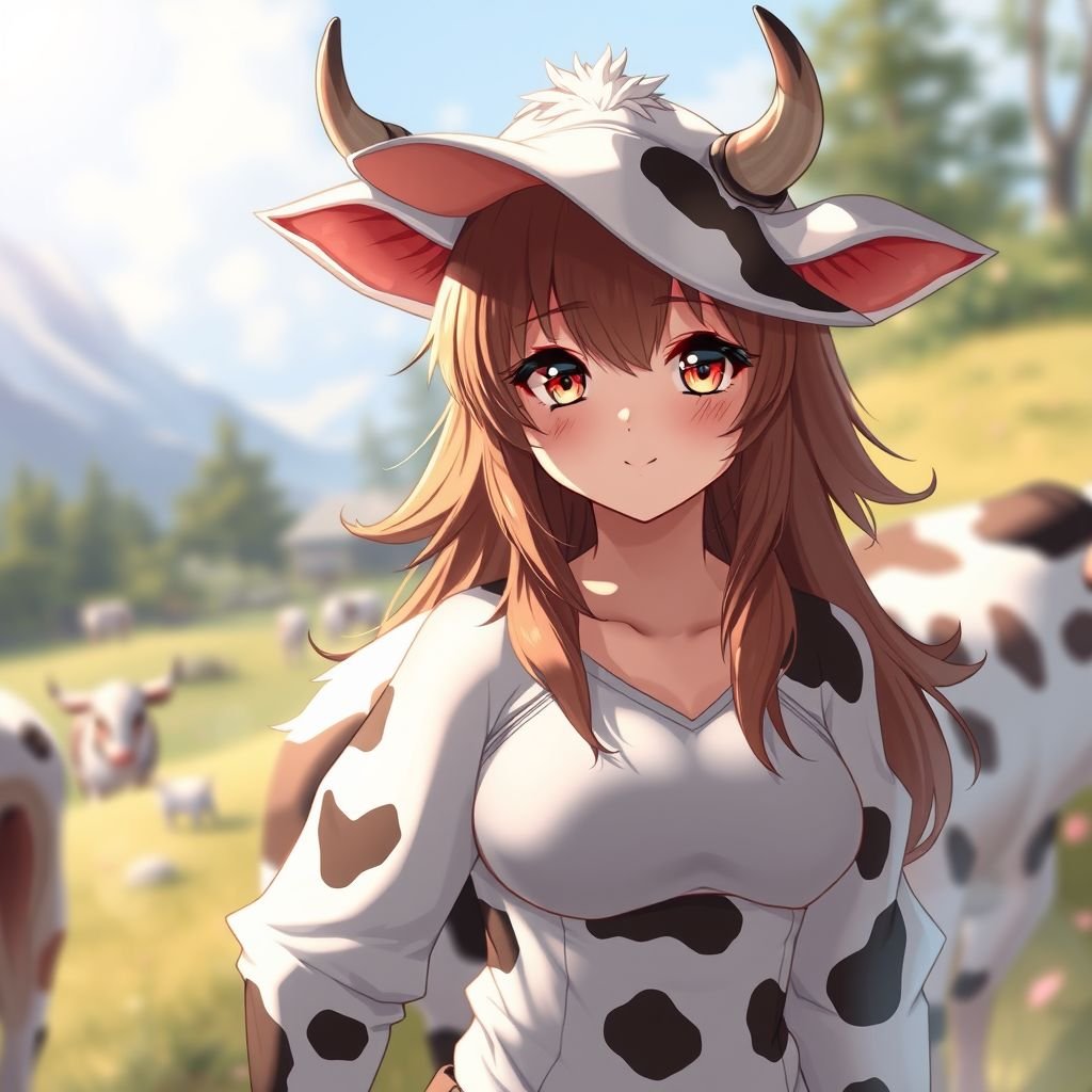 Explore Anime Girl Cow Outfit Fanart