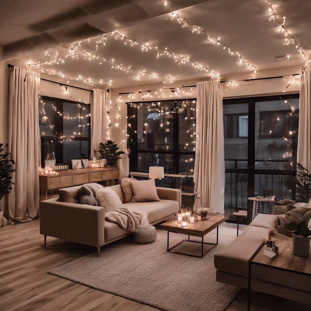 twinkle lights pretty mocha aesthetic Fanart