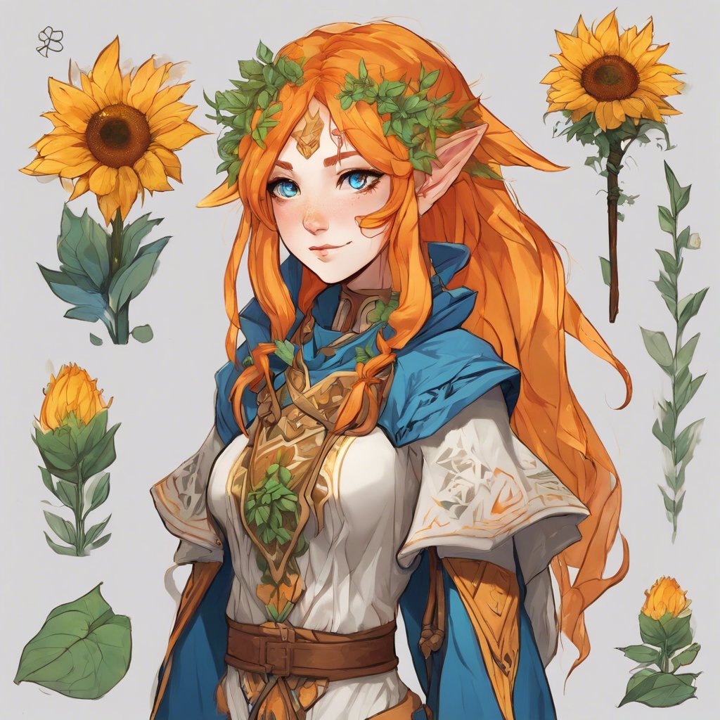 Design a character inspired by the Fanart