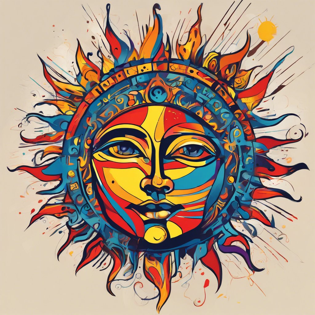sun with face Fanart