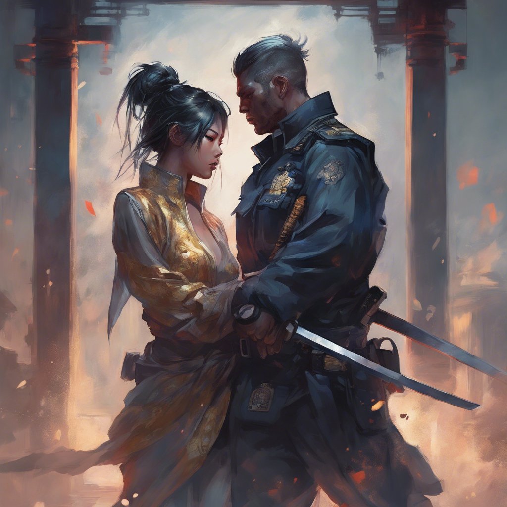 A female ronin named oboro being | Fanart