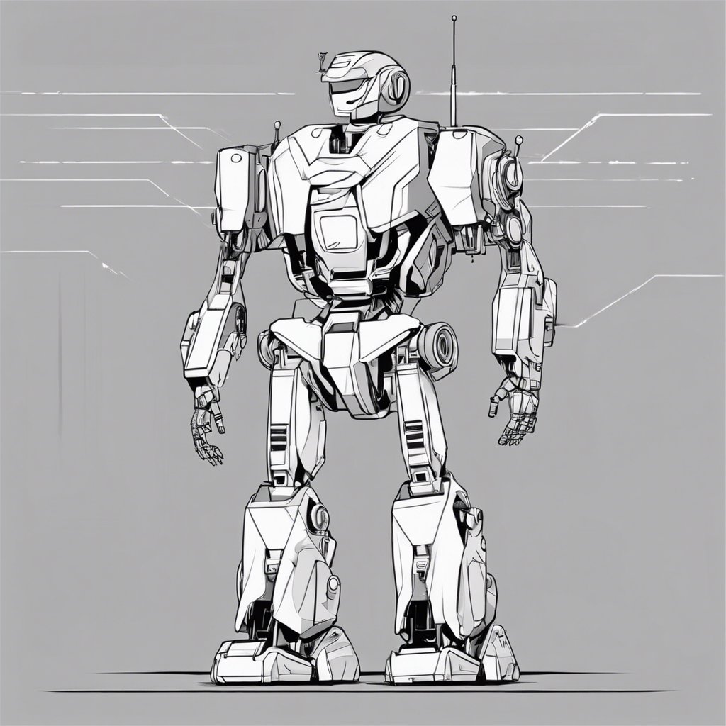 Army a robot in a military Fanart