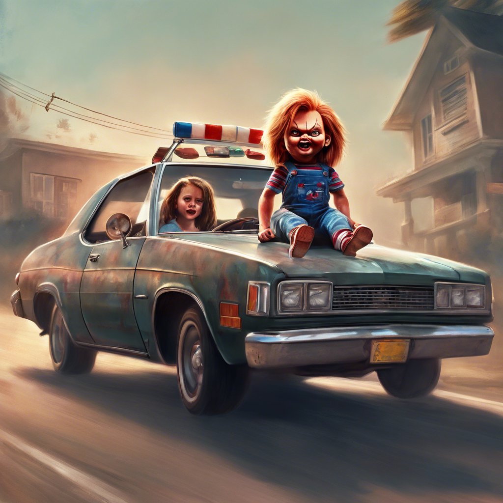 Chucky spanks his daughter Glenda for | Fanart