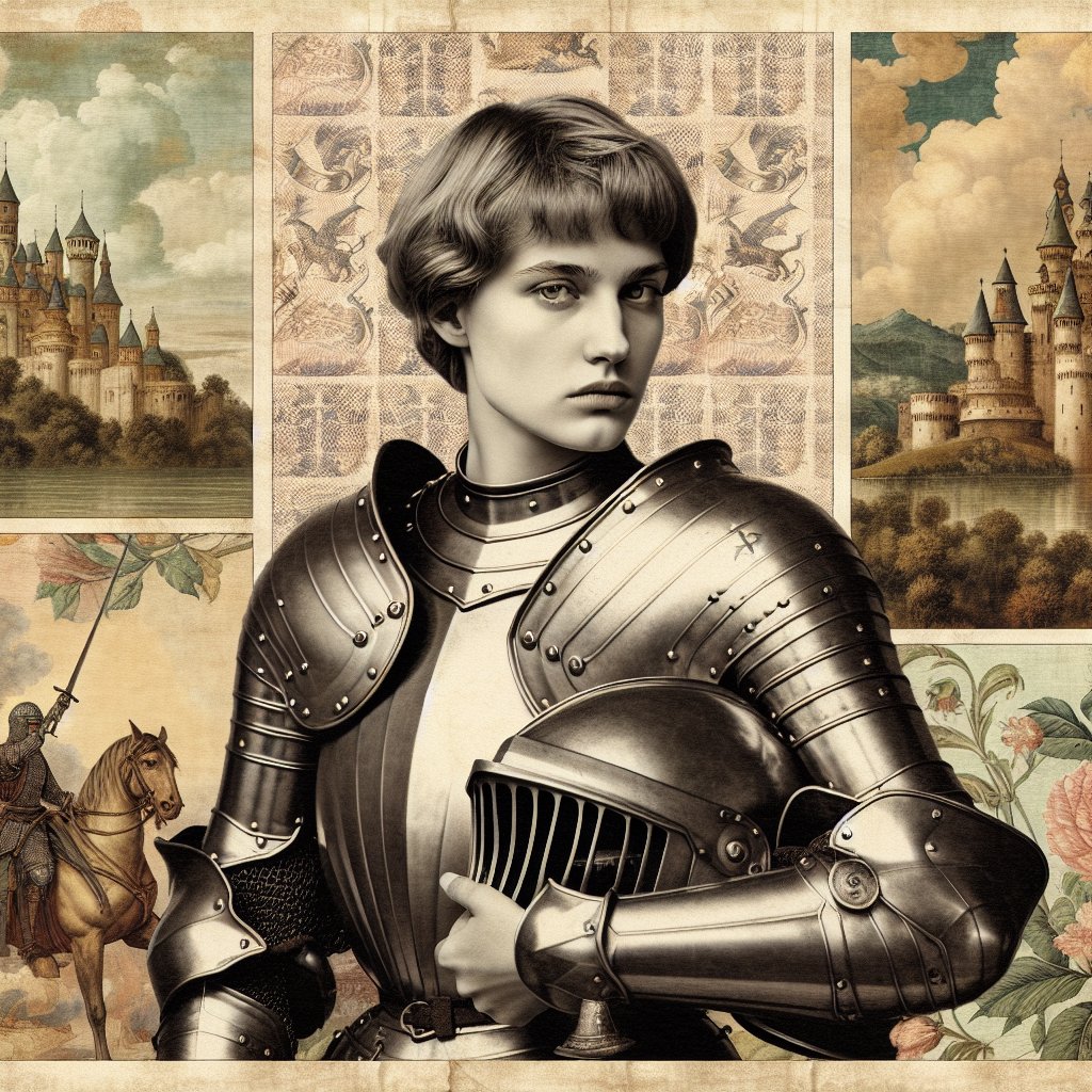 Female knight with short hair Fanart