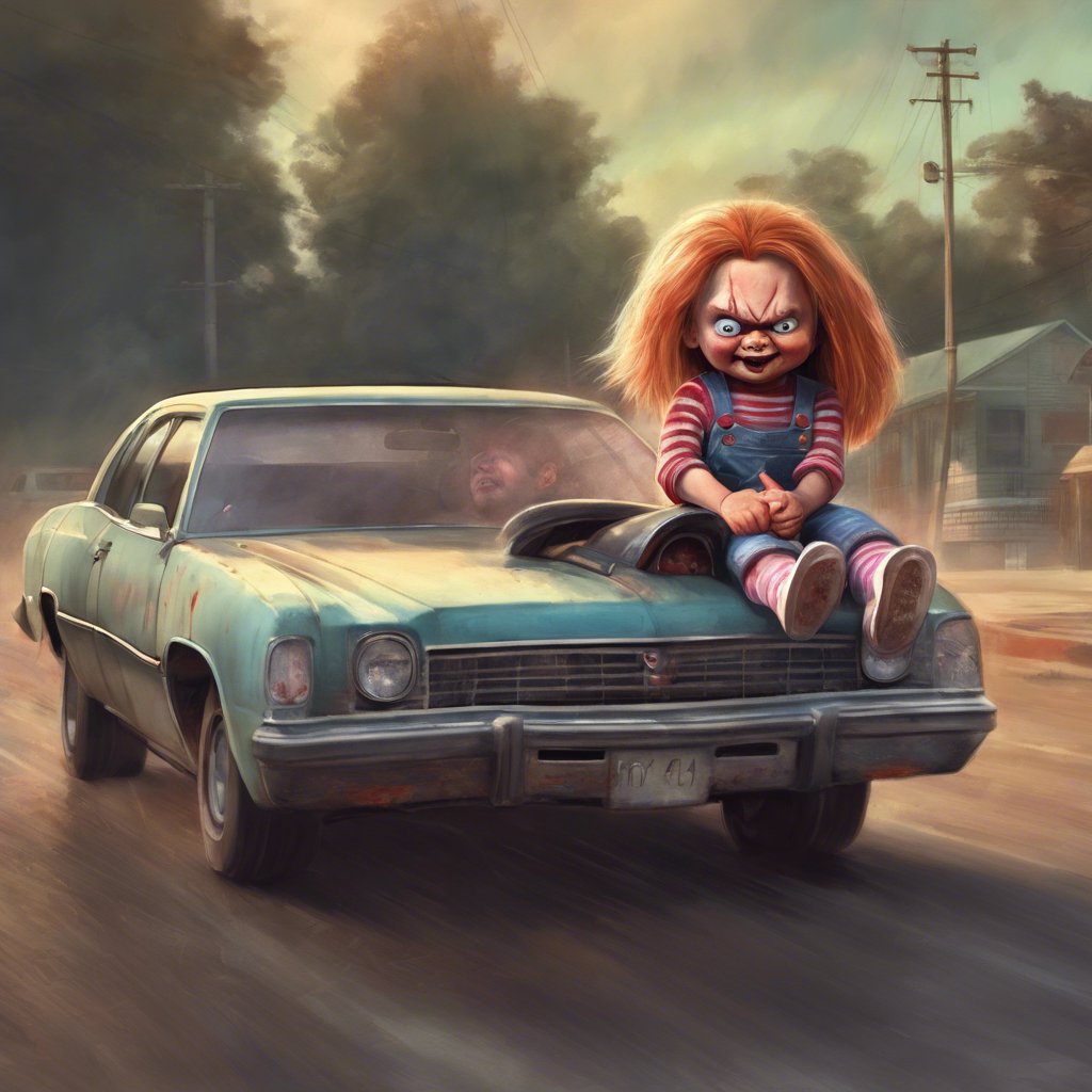 Chucky spanks his daughter Glenda for | Fanart