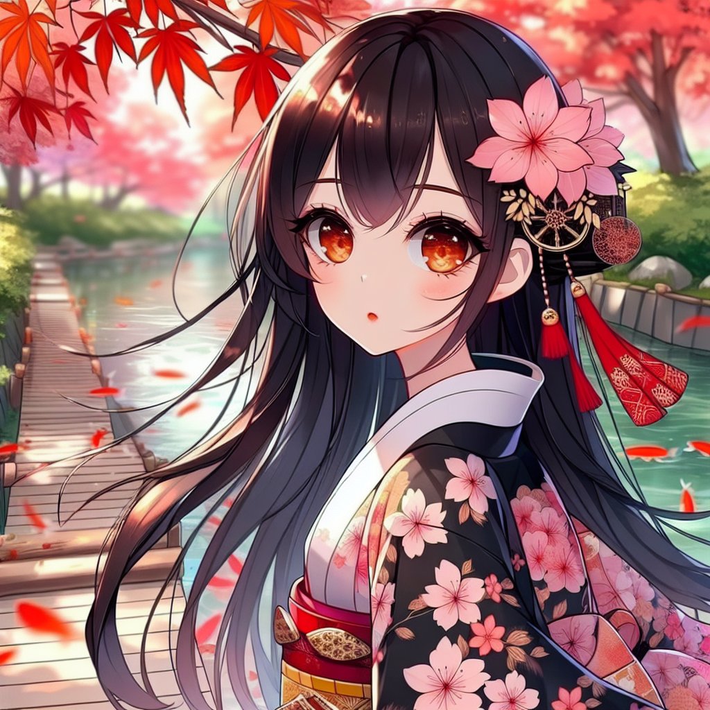 Explore Anime Girl Maple Leaves Fanart