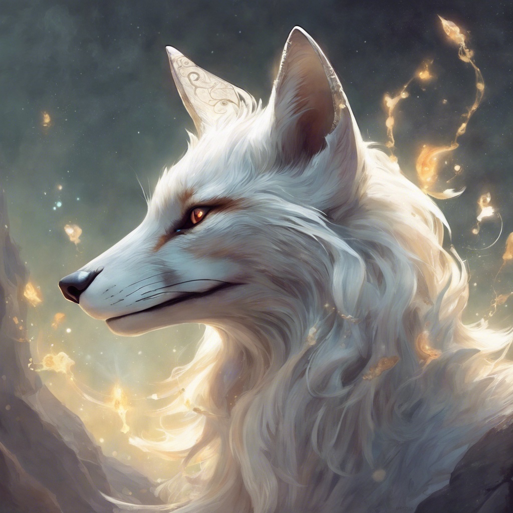 Fox dragon elf furry Fanart