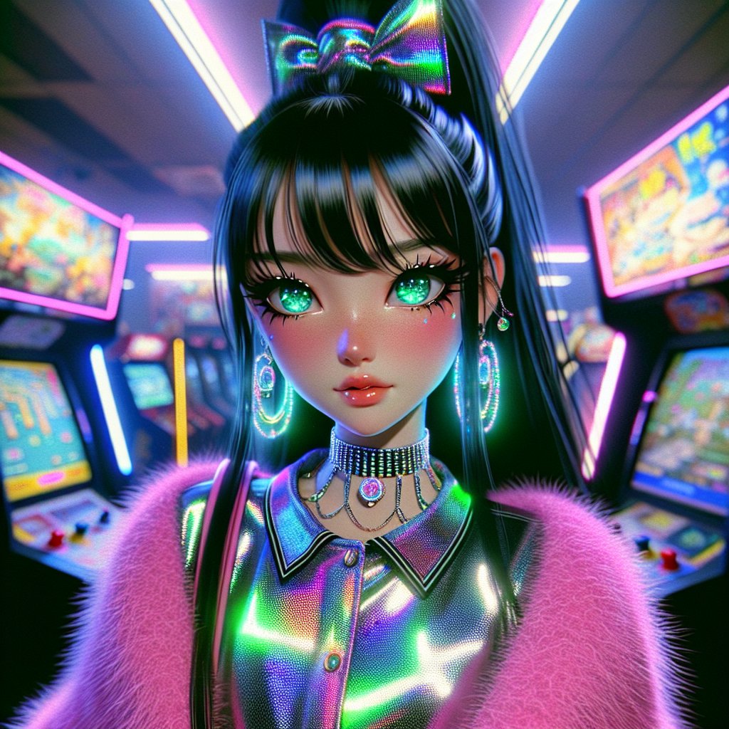 Anime Girl Y2K: An anime girl | Fanart