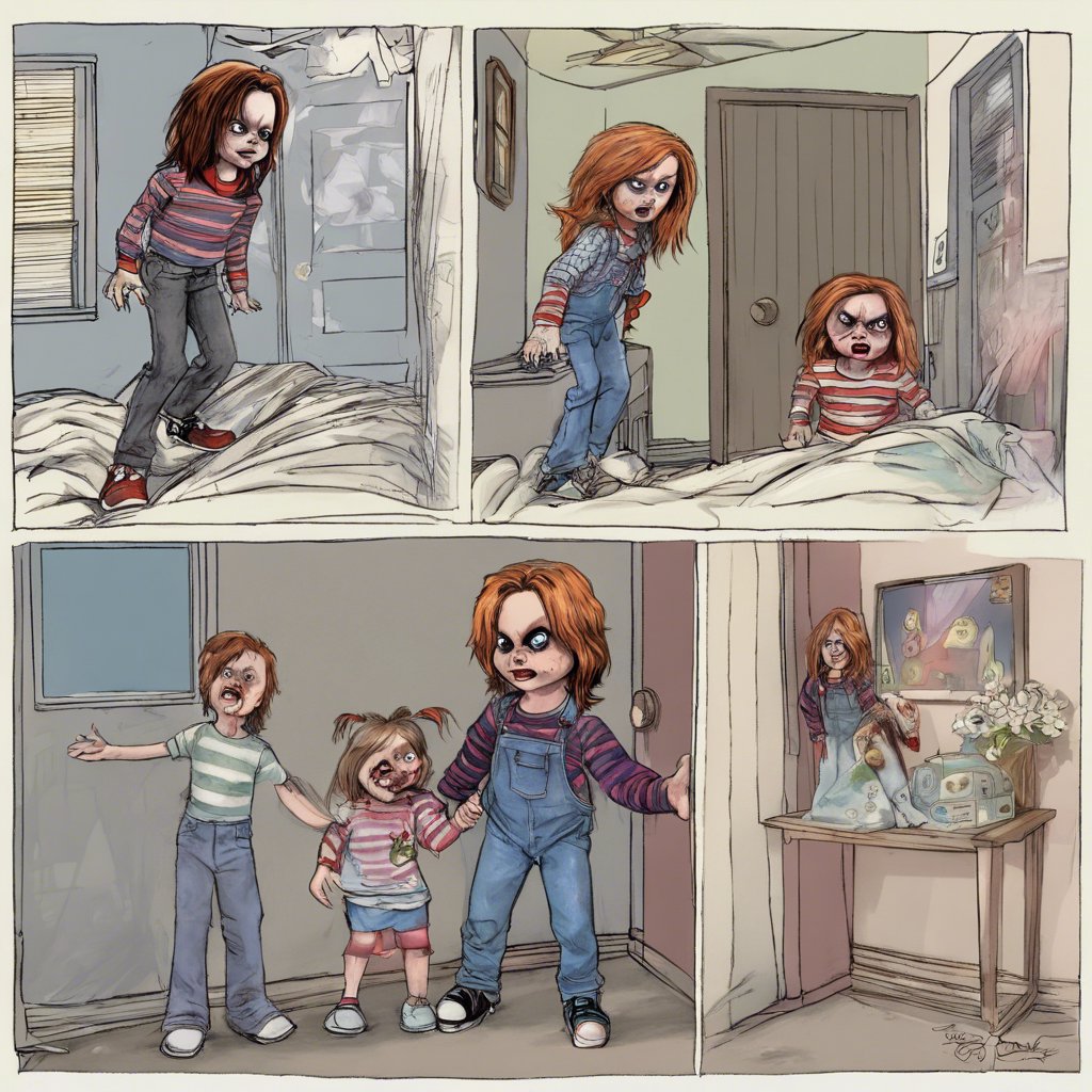 Chucky and Tiffany’s twin children Glen | Fanart