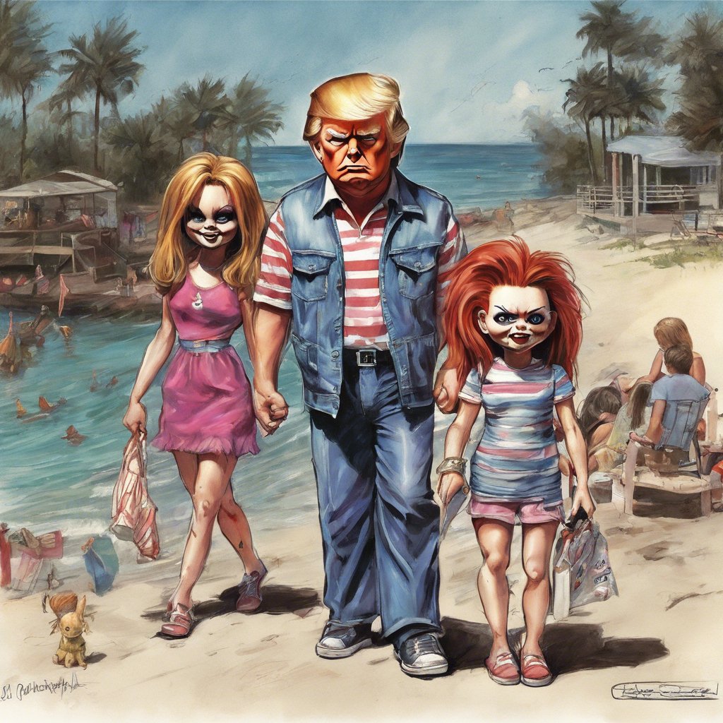 Chucky and Tiffany’s twin children Glen | Fanart