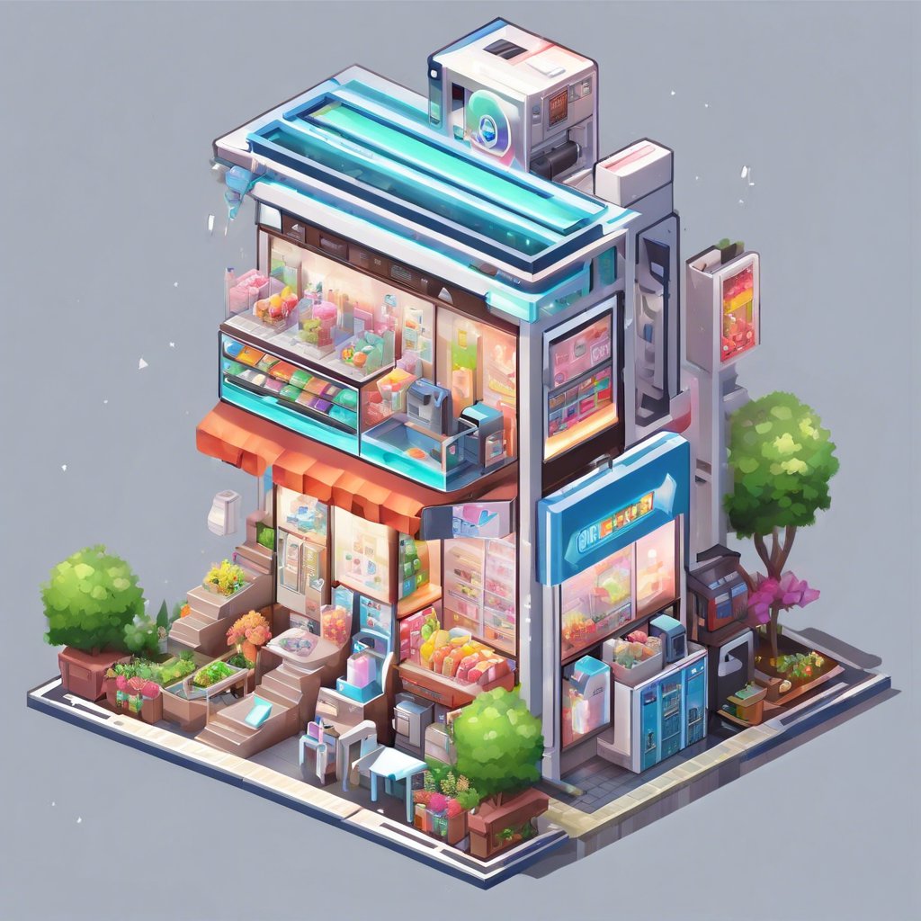 Gacha and vending machine | Fanart