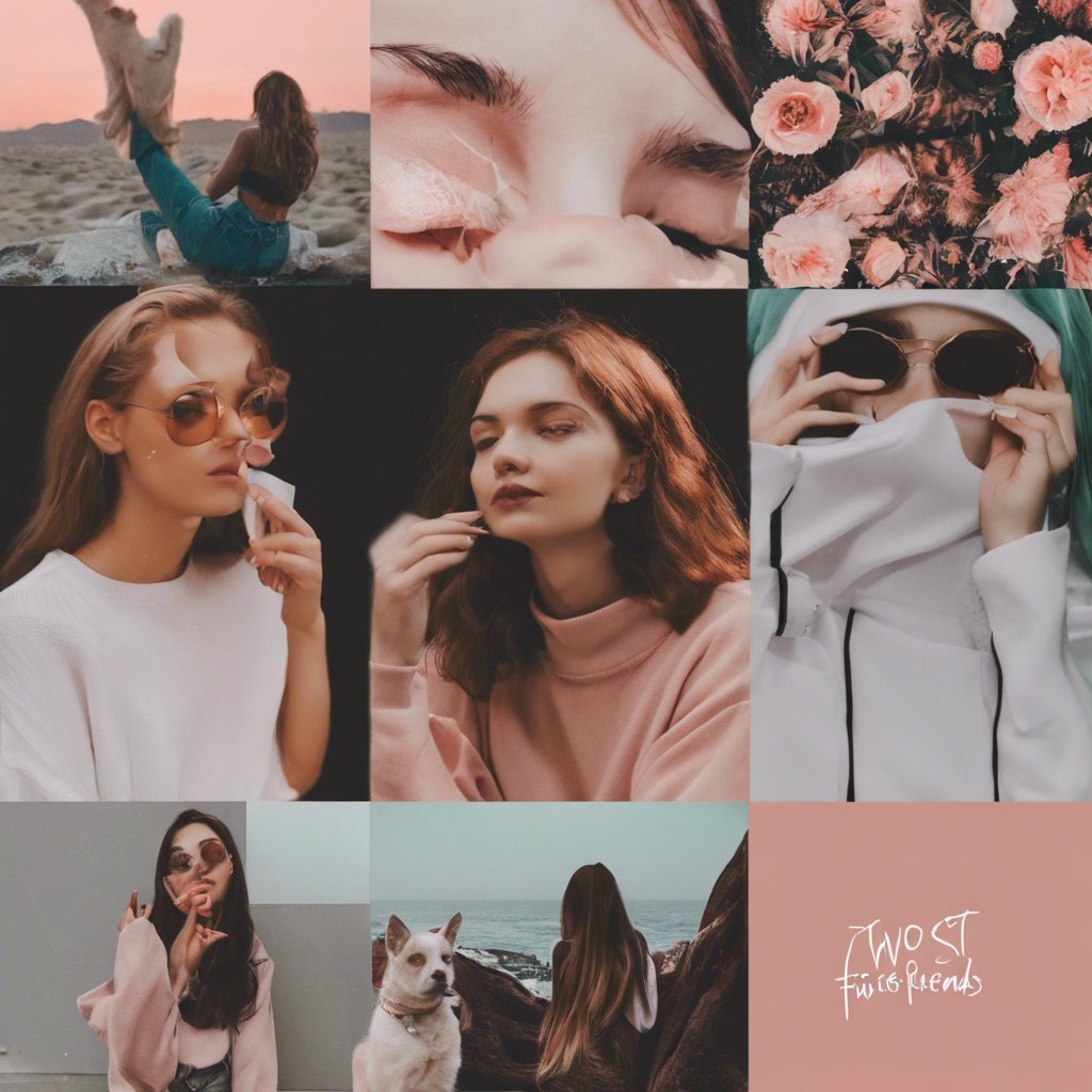 Two best friends aesthetic female Fanart