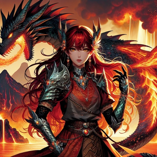 Explore Anime Girl Dragon Art