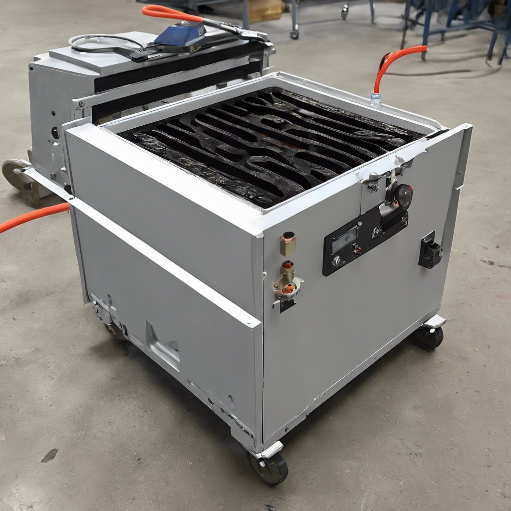 Portable die heating trolley for preheating Fanart