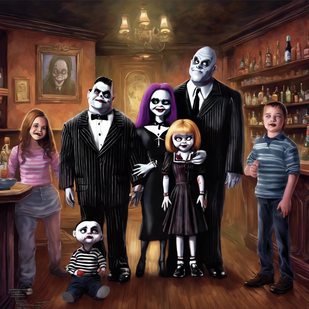 Chucky and Tiffany’s twin children Glen Fanart