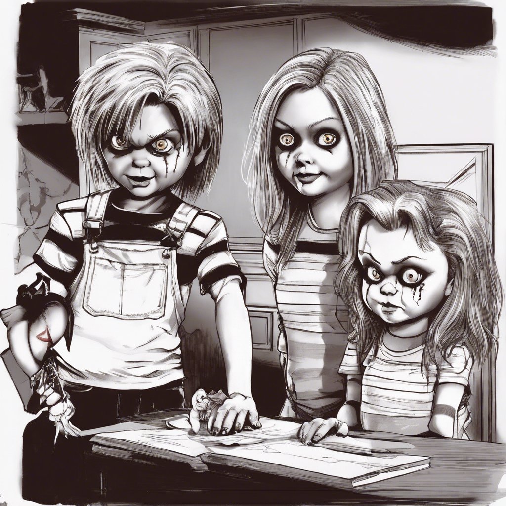Chucky and Tiffany’s children Glen | Fanart