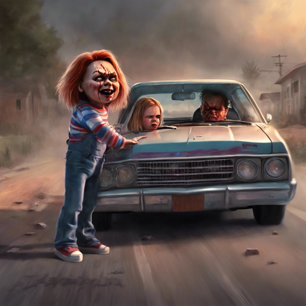 Chucky spanks his daughter Glenda for | Fanart