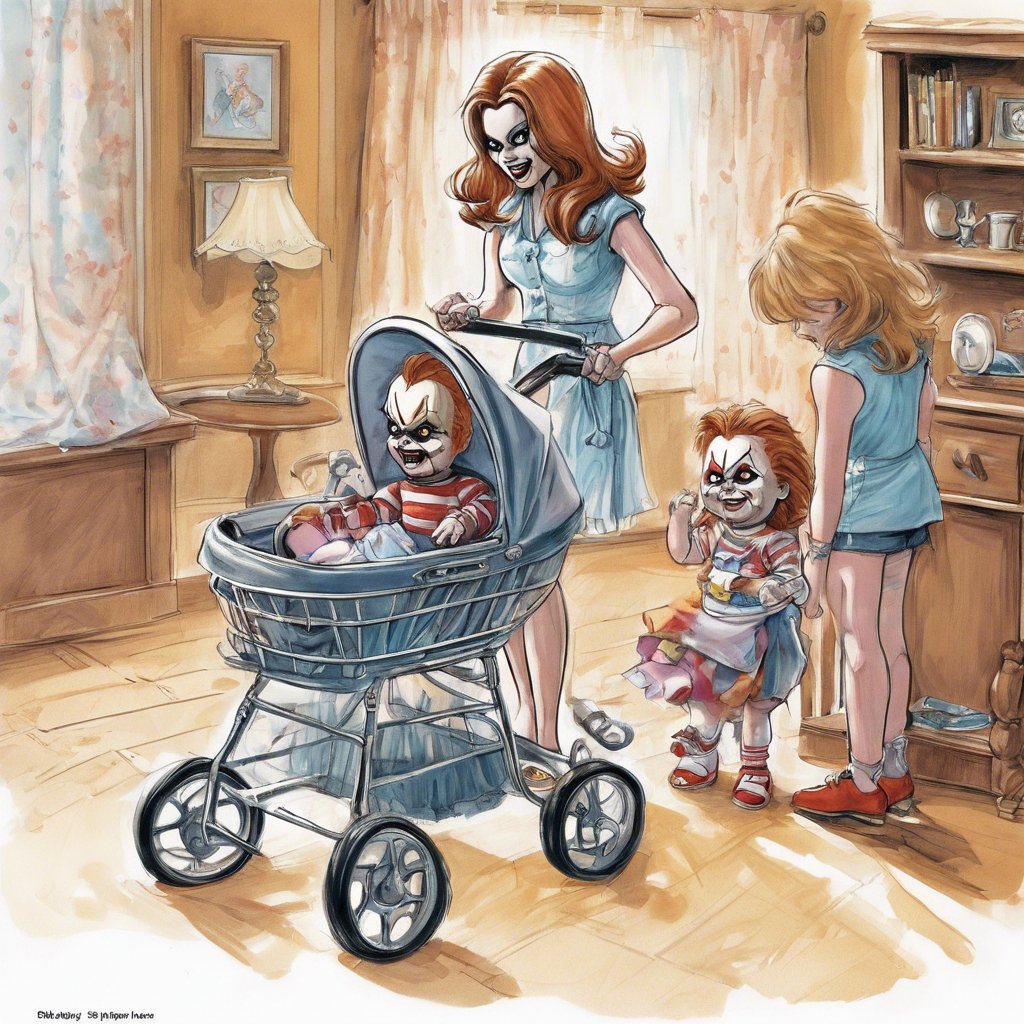 Chucky and Tiffanys turn children Glen | Fanart