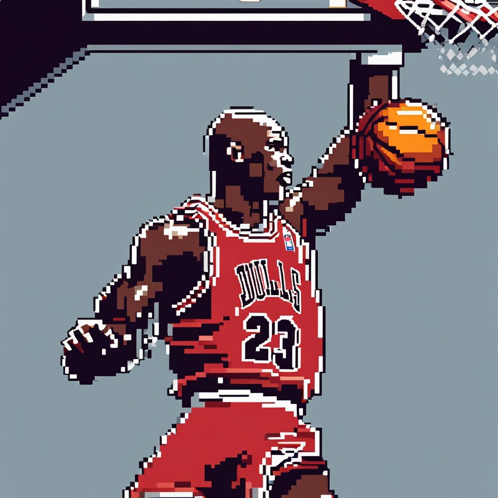 Michael Jordan dunk Fanart