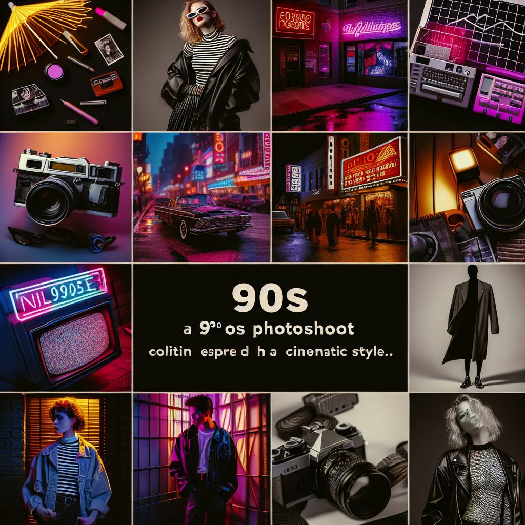 90s Photoshoot Fanart