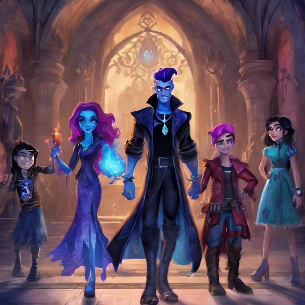 Descendants where hades has a daughter Fanart