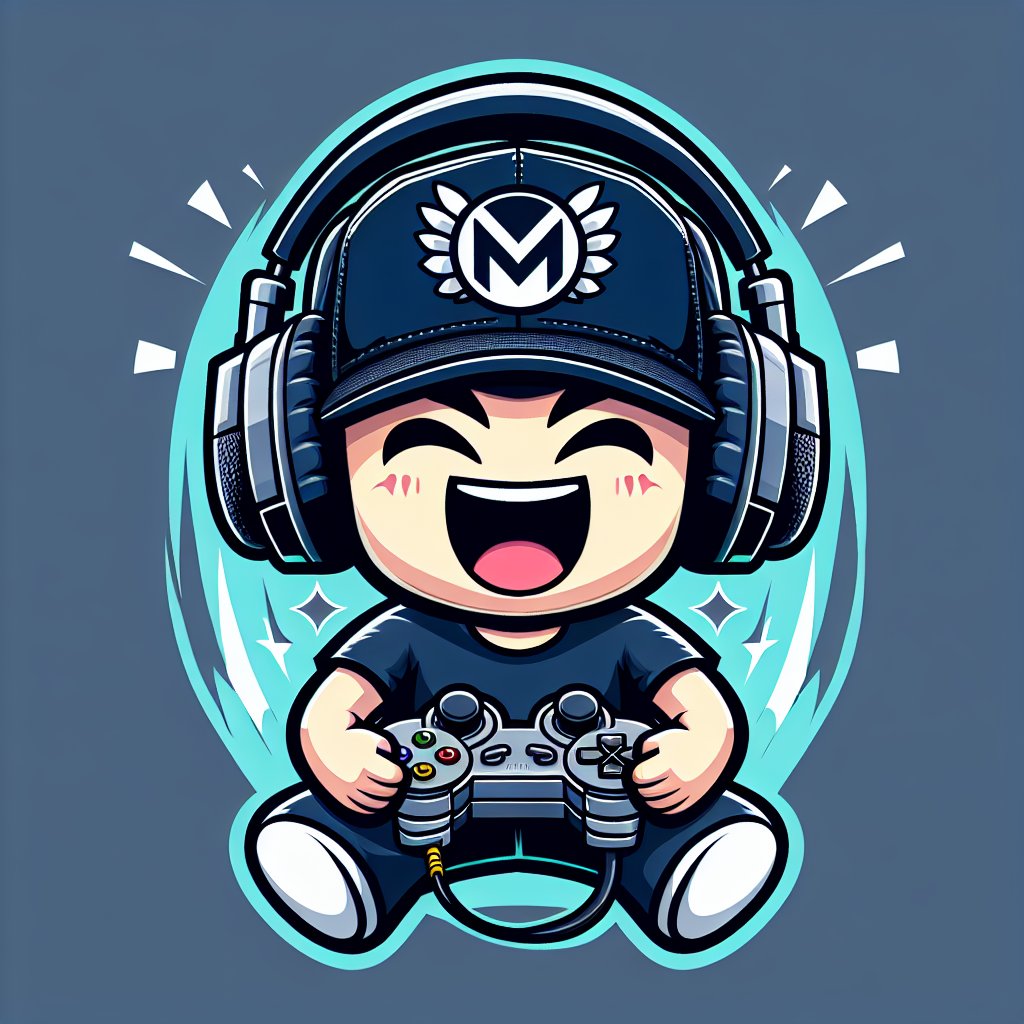 Nintendo gamer with headphones and Mario Fanart