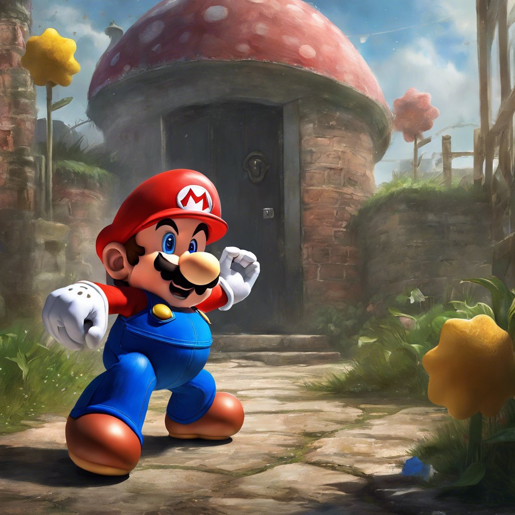 Super Mario: Mario and Daisy’s Daughter | Fanart