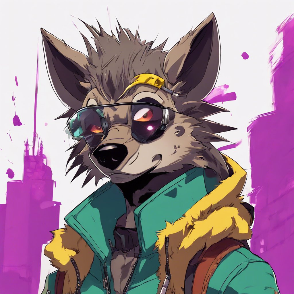 Hyena cosplaying as rogue Fanart