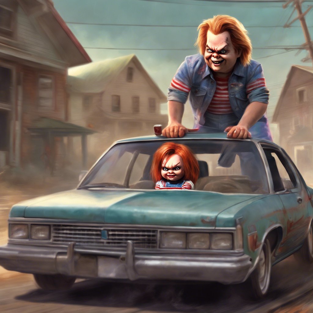 Chucky spanks his daughter Glenda for | Fanart