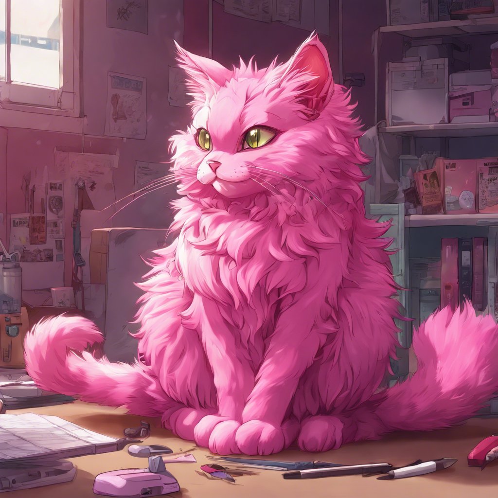 Pink Cat | Fanart