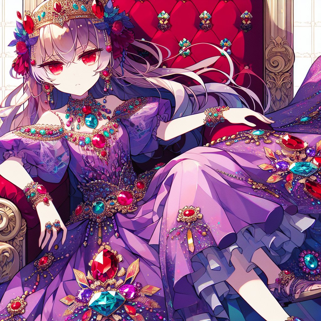 Explore Anime Girl Throne Art
