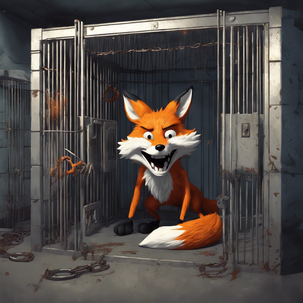 A fox furry goes crazy and Fanart