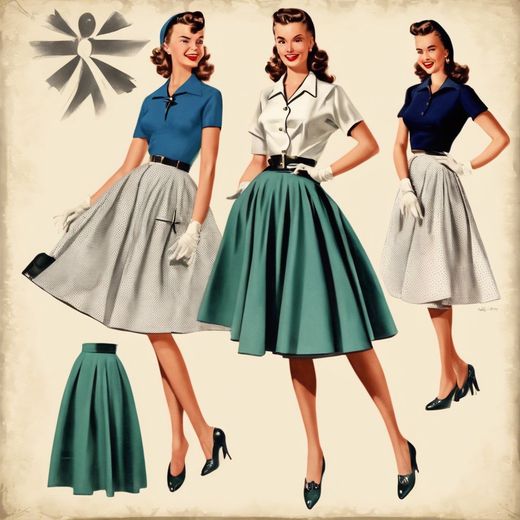 1950s skirt with a cross on | Fanart
