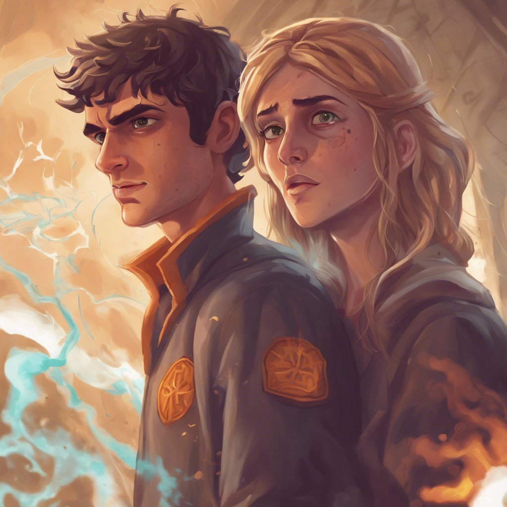 Percy and his wife annabeth have Fanart