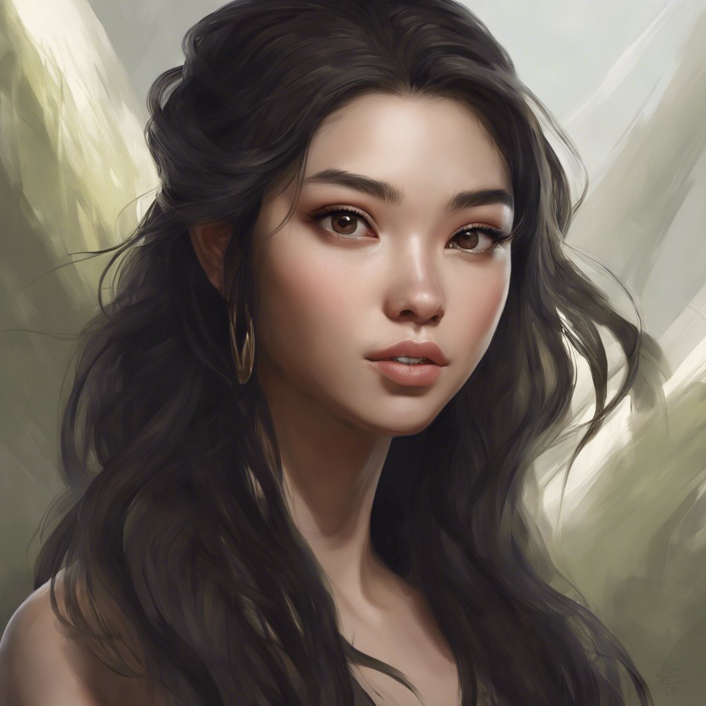 19 year old female. Prominent cheekbones. Fanart