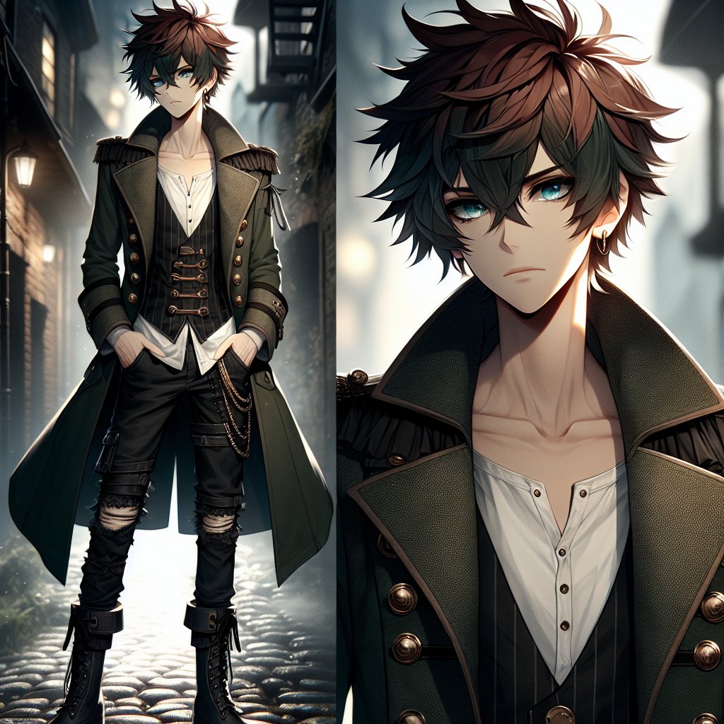 Explore Anime Boy Sad: Anime Boy Drawn In Anime Art Style With A Solemn ...
