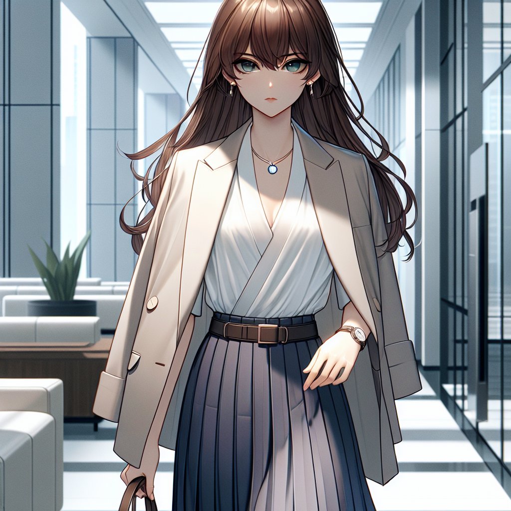 Anime Girl Wearing Collar: Anime girl Fanart