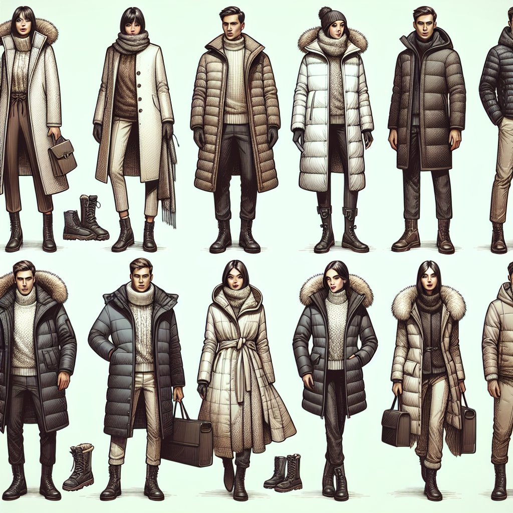 Winter outfit inspiration collage Fanart