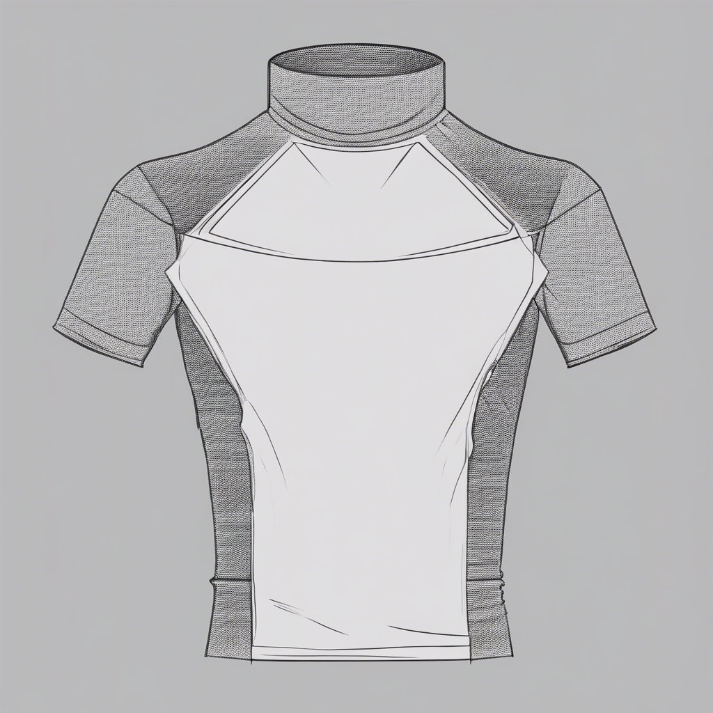 T shirt design where the neck Fanart