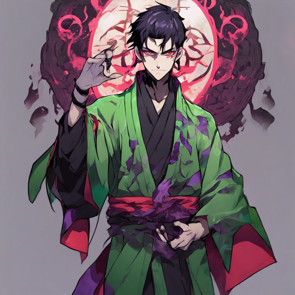 Tall man with red skin, his Fanart