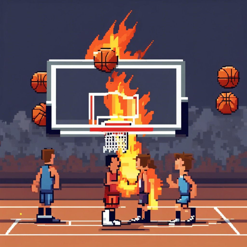 Explore Basketball Pixel Art Fanart