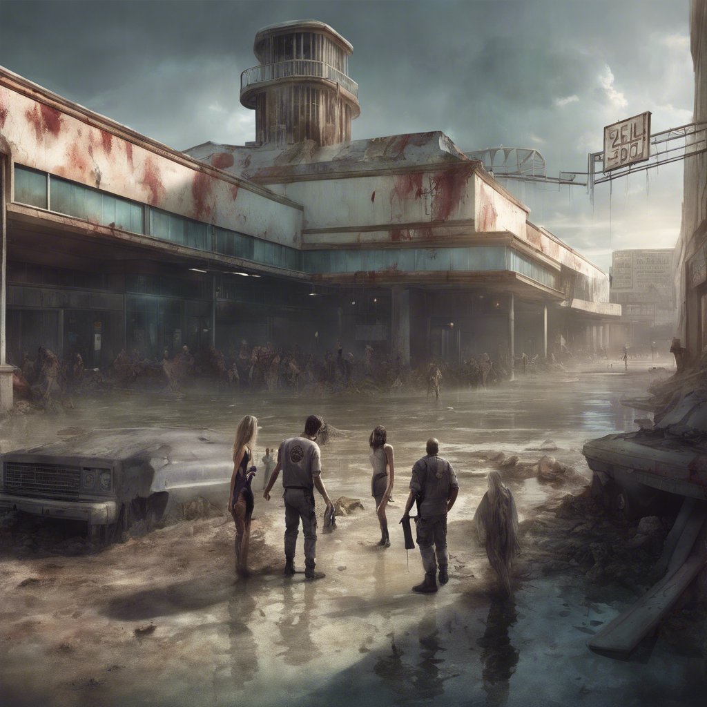 Isolated town with an abandoned Mall, Fanart