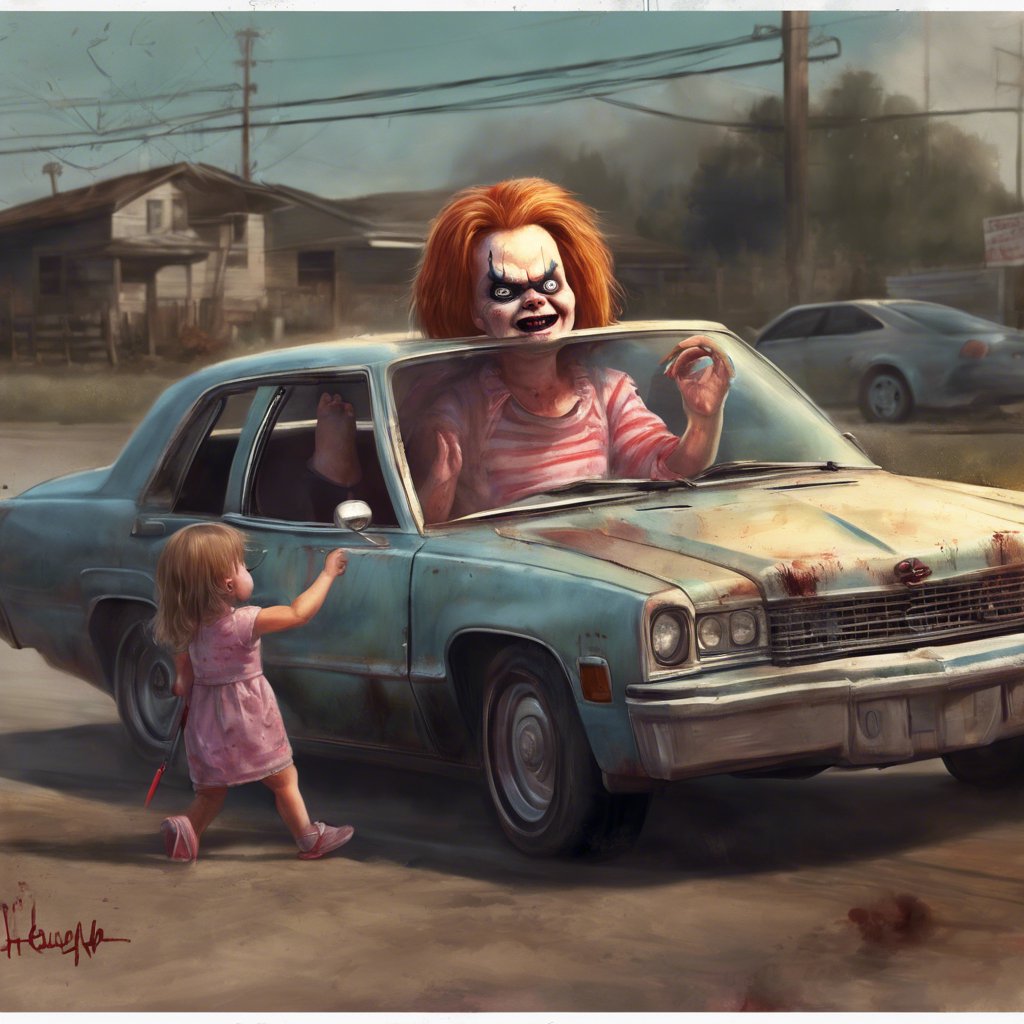Chucky spanks his daughter Glenda for | Fanart