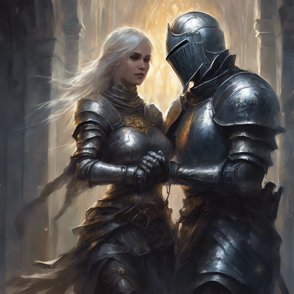 A female dark souls knight character | Fanart