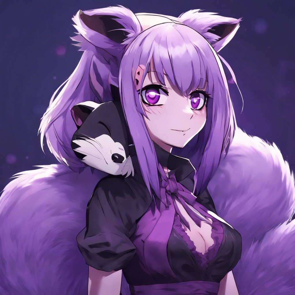 Create a skunk girl with a | Fanart