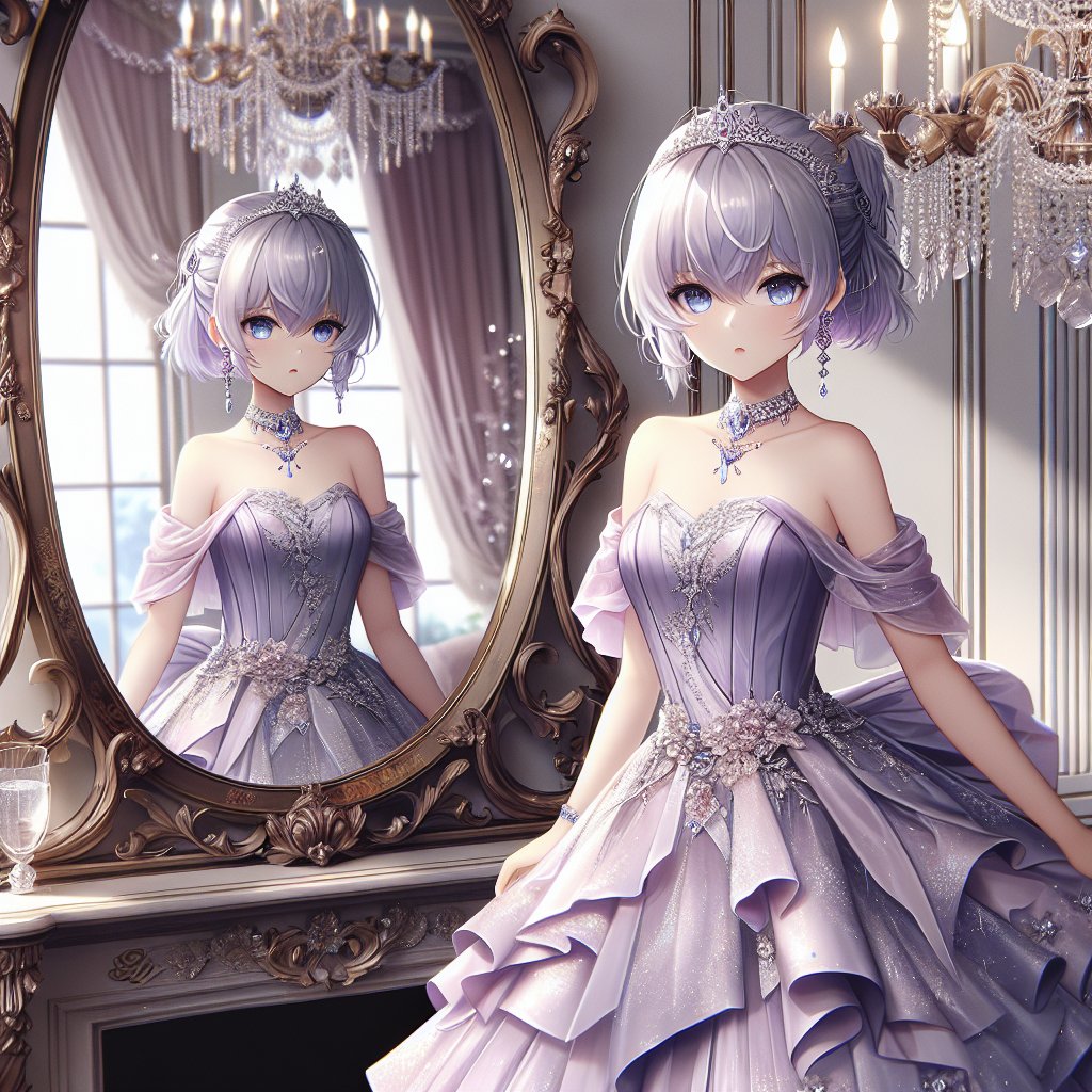 Explore Anime Girl Wearing Collar: Anime Girl Drawn In Anime Art Style ...